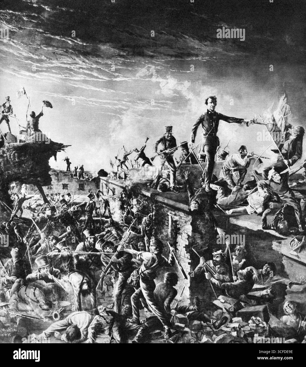 The Texans at The Battle of the Alamo 1836 Siege and Battle of the ...