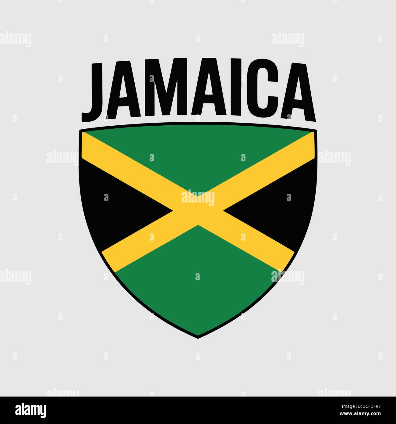 Jamaica island emblem Stock Vector Images - Alamy