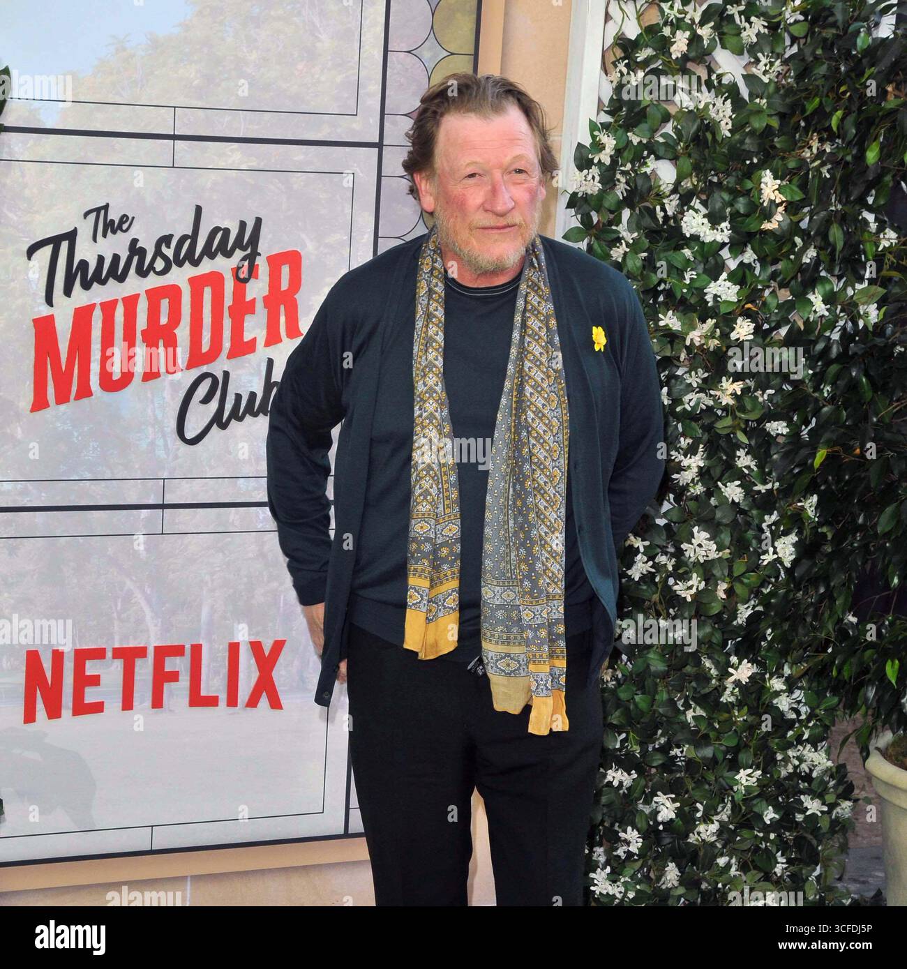 Geoff Bell at the "The Thursday Murder Club" UK film premiere ...