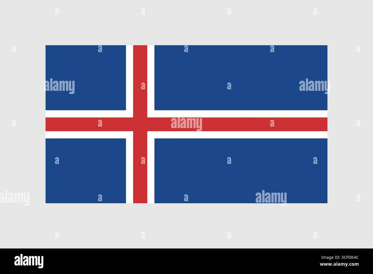 Blue red white nordic cross Stock Vector Images - Alamy