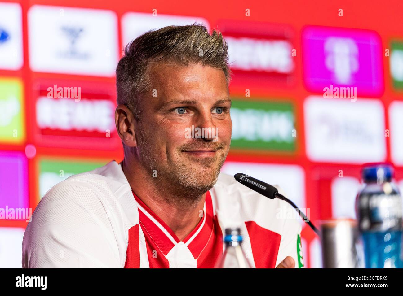 Lukas Kwasniok (Trainer 1. FC K?ln) Pressekonferenz 1. FC K?ln; K?ln, RheinenergieStadion, 22.08 ...