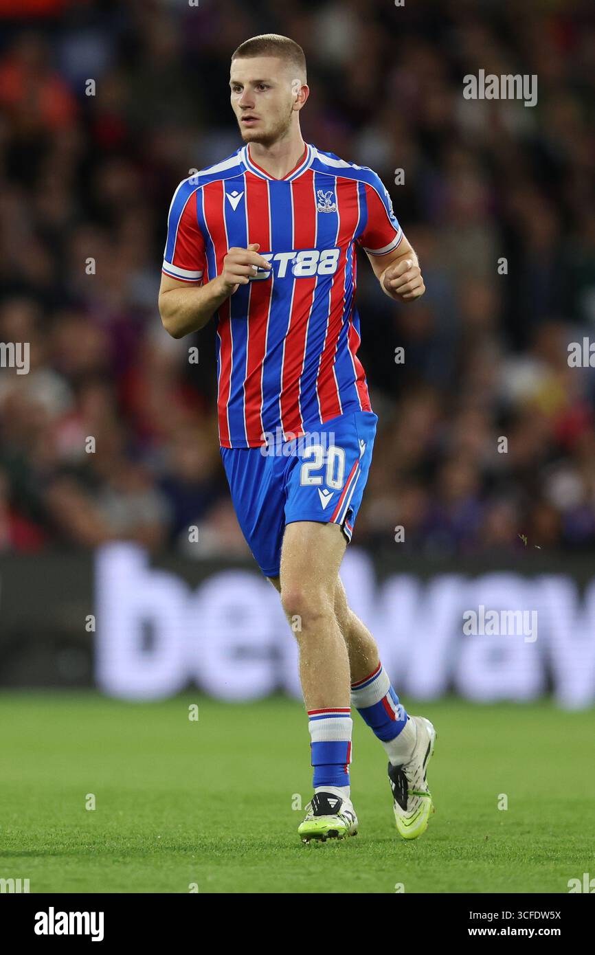 London, England, 21st August 2025. Adam Wharton of Crystal Palace during the Crystal Palace vs ...