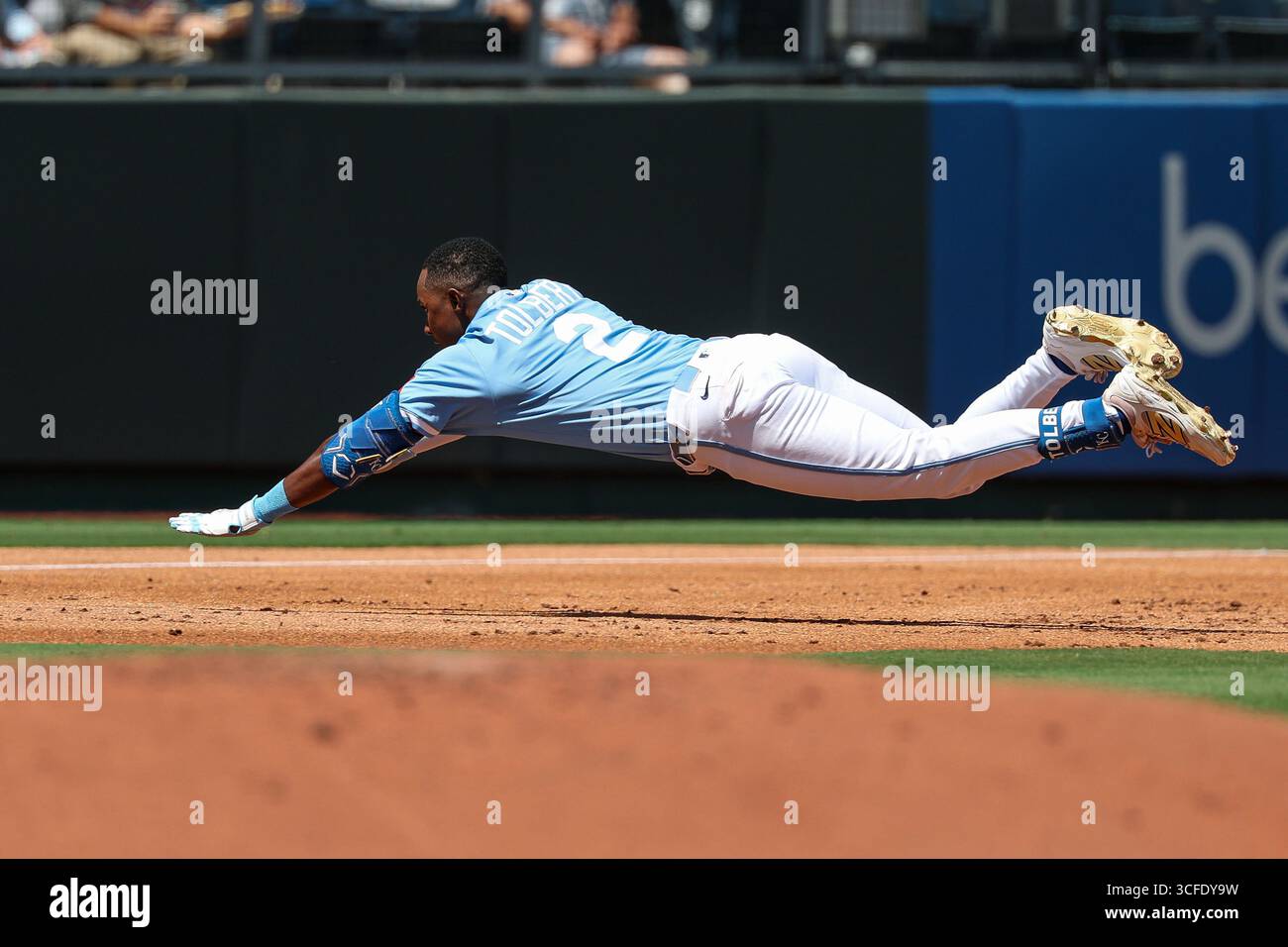 August 21, 2025: Kansas City Royals center fielder Tyler Tolbert (2 ...