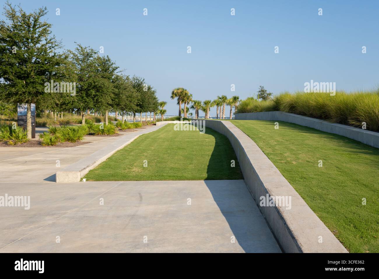 Bruce Beach Park in Pensacola, Florida, a redeveloped waterfront park ...