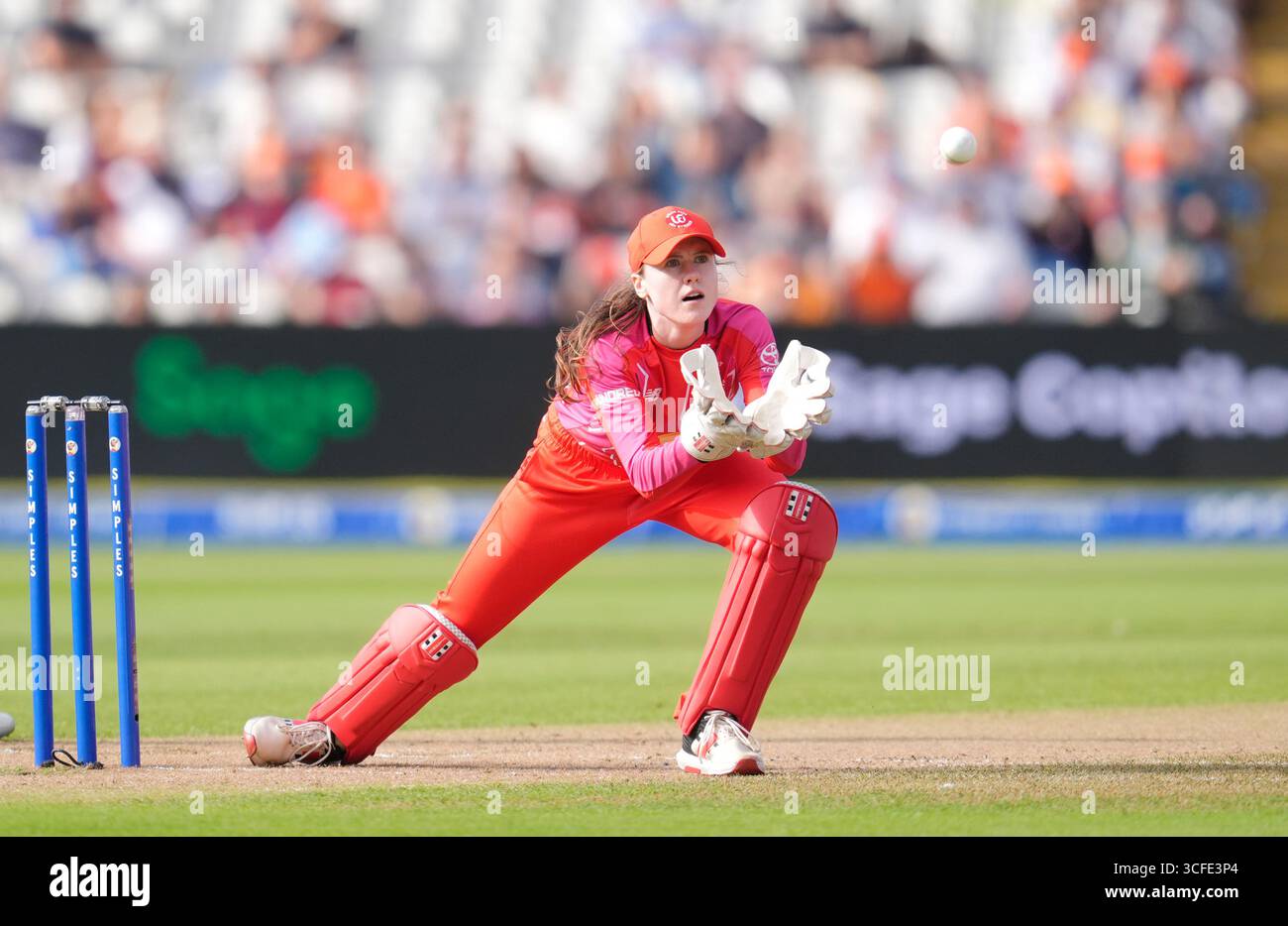 Welsh Fire's Sarah Bryce during The Hundred Women's match at Edgbaston ...
