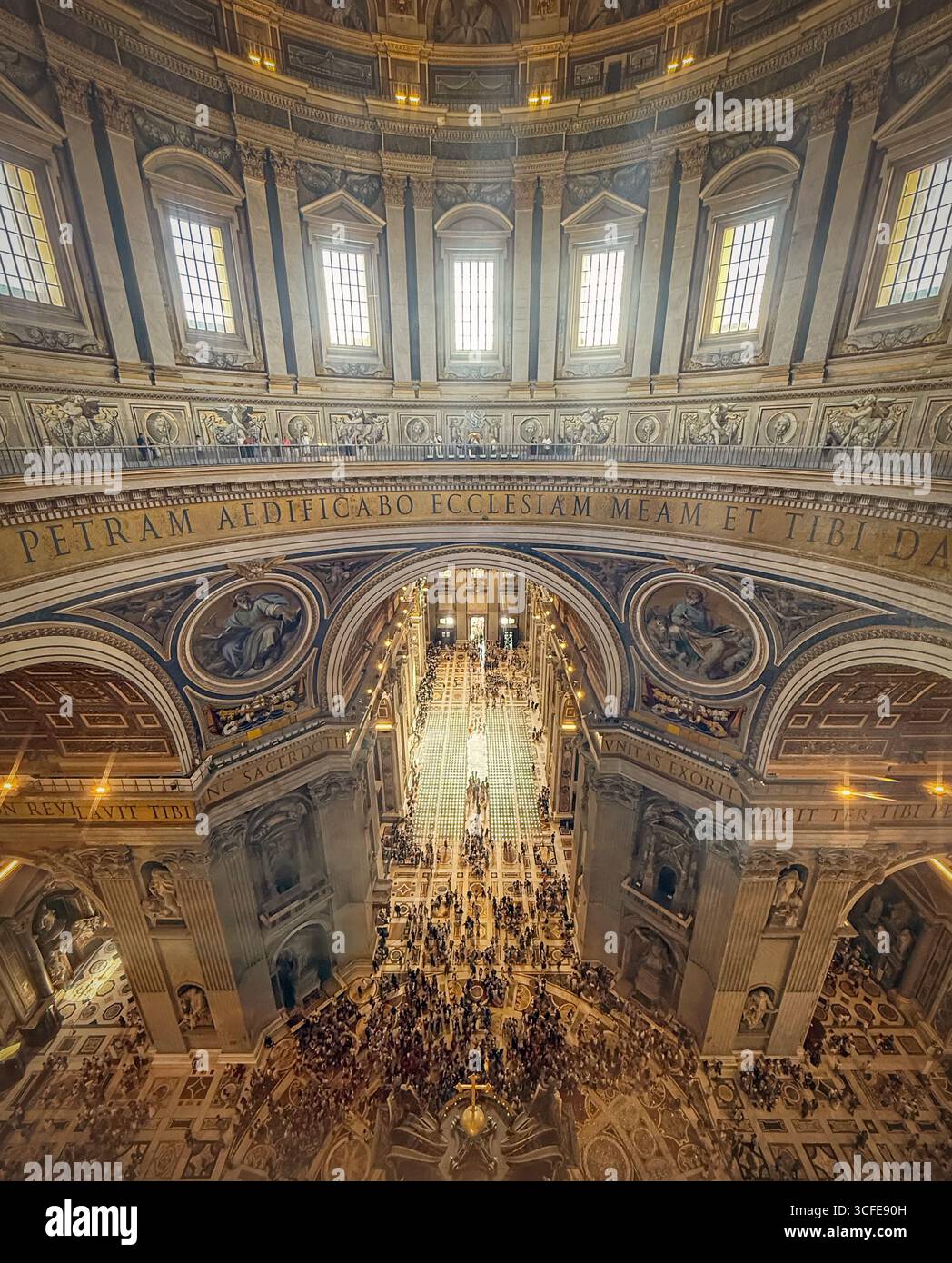 VATICAN CITY, VATICAN - JULY 31, 2025 An elevated view shows the vast ...