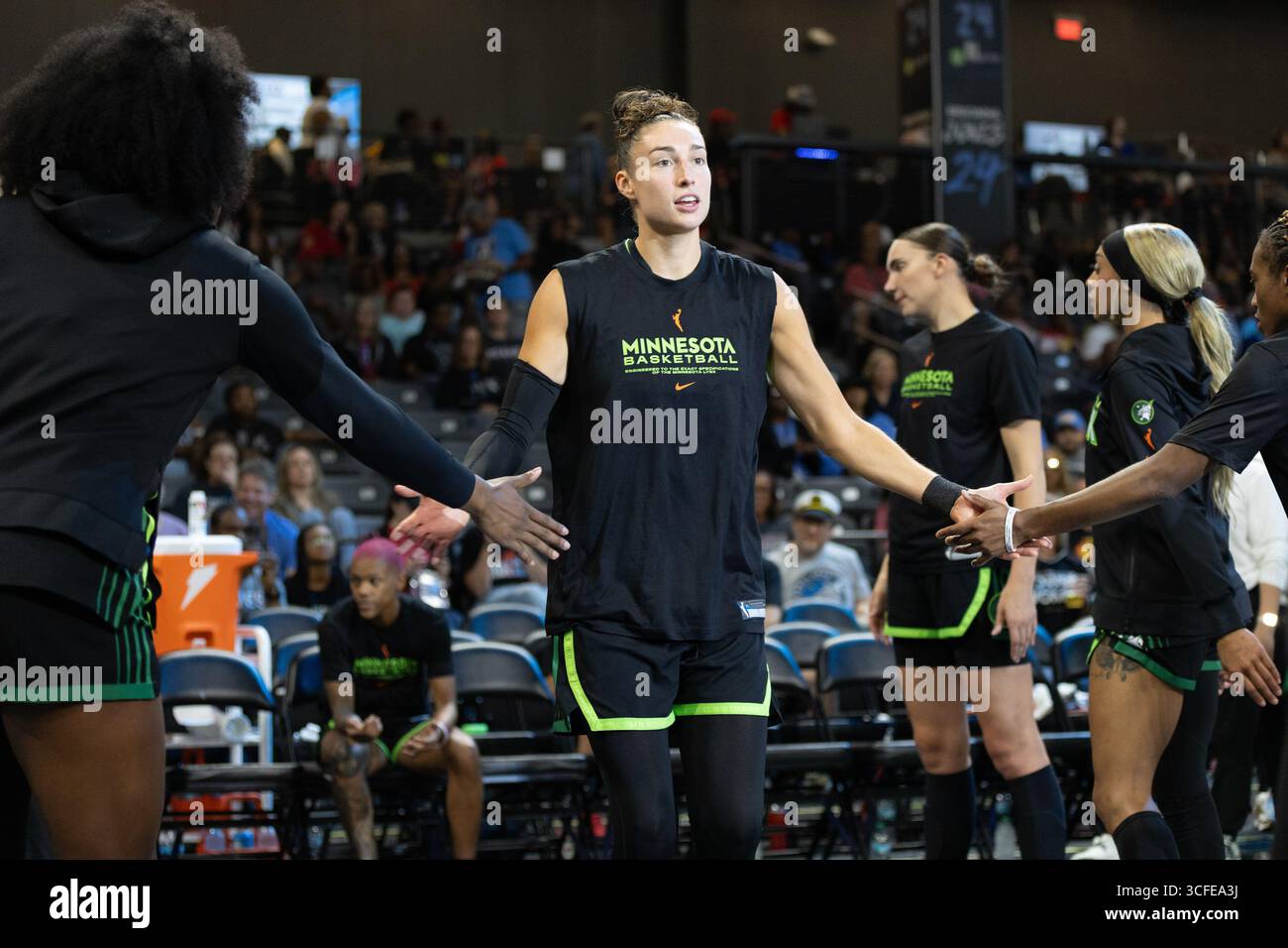 Jessica Shepard #15 and the Minnesota Lynx take on the Atlanta Dream at ...