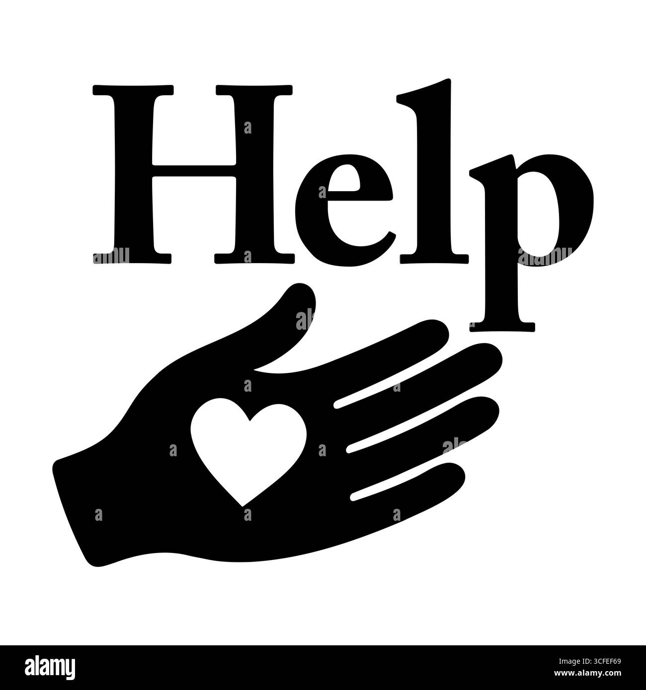 Help your heart Stock Vector Images - Alamy