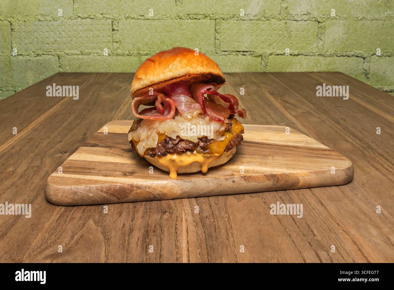 The hamburger, that iconic sandwich composed of ground beef between ...