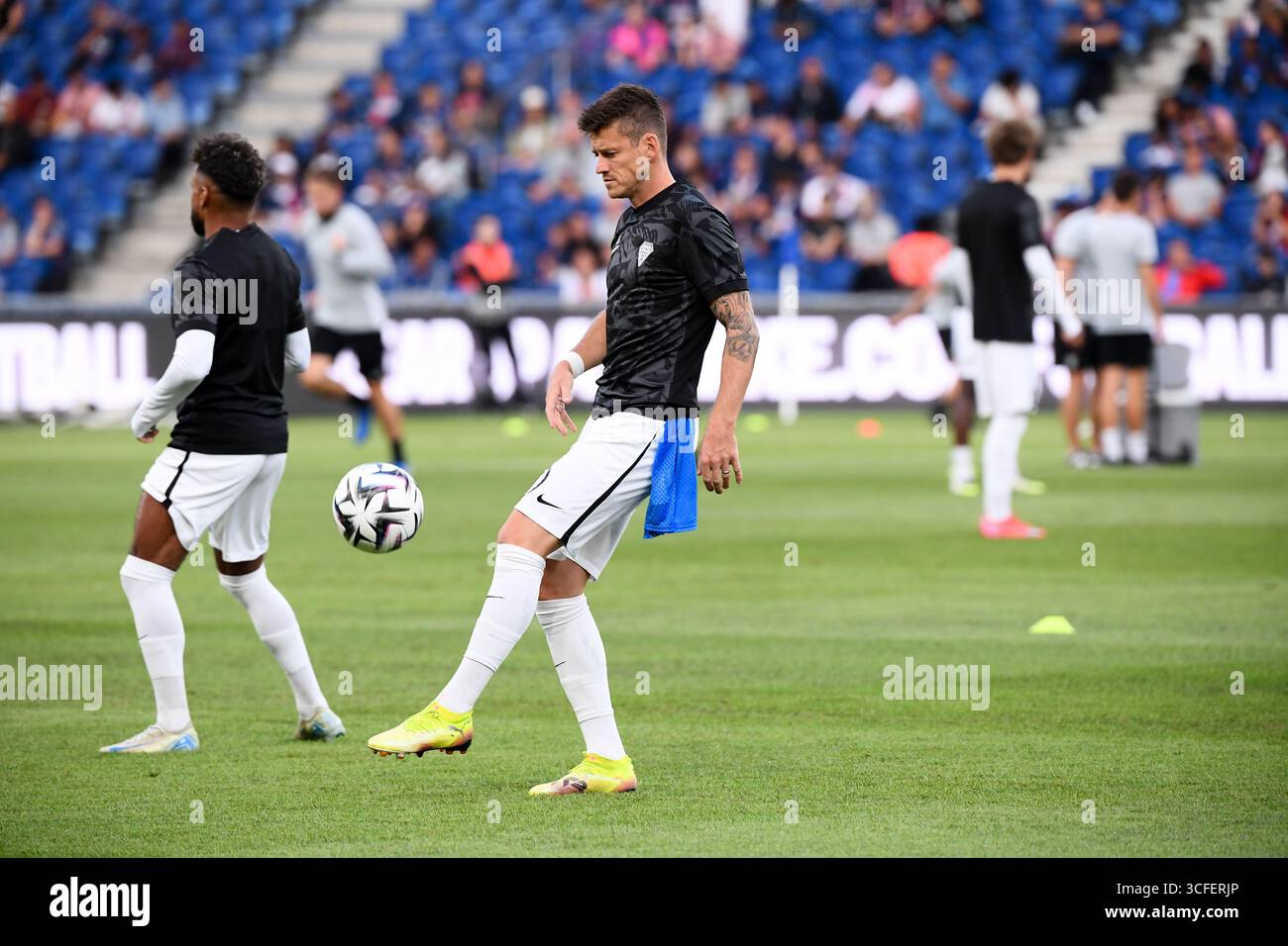 15 Pierrick CAPELLE (sco) during Ligue 1 McDonald's match between Paris ...