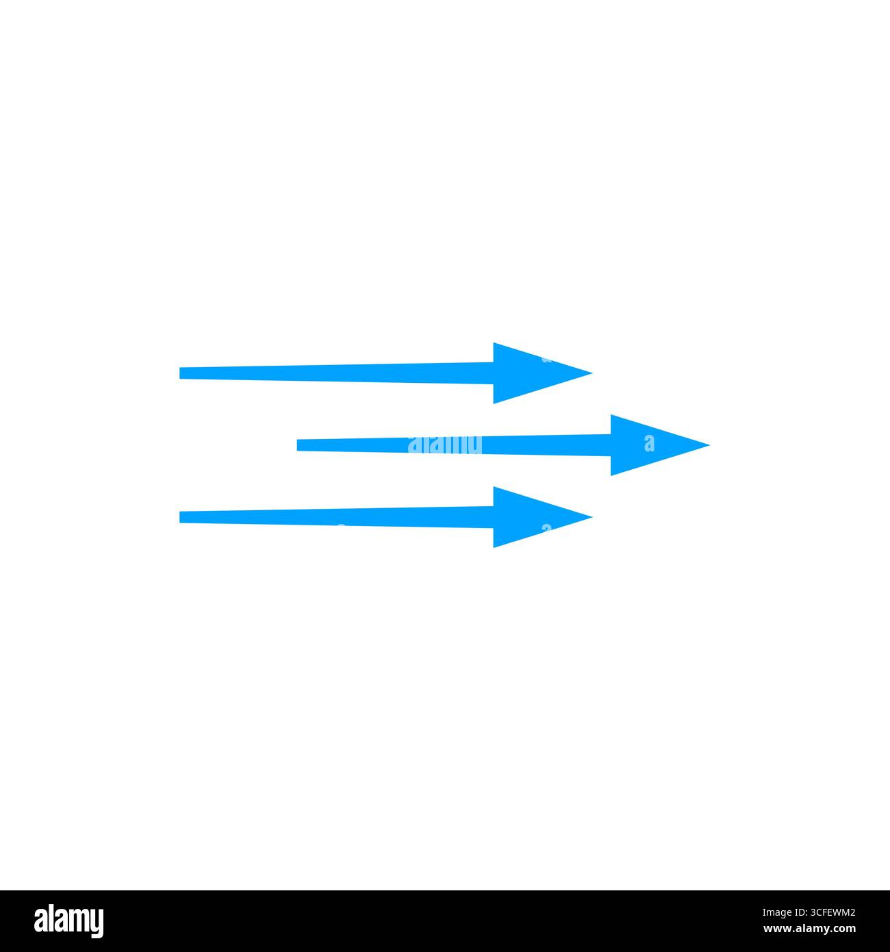 Arrows showing flow direction hi-res stock photography and images - Alamy