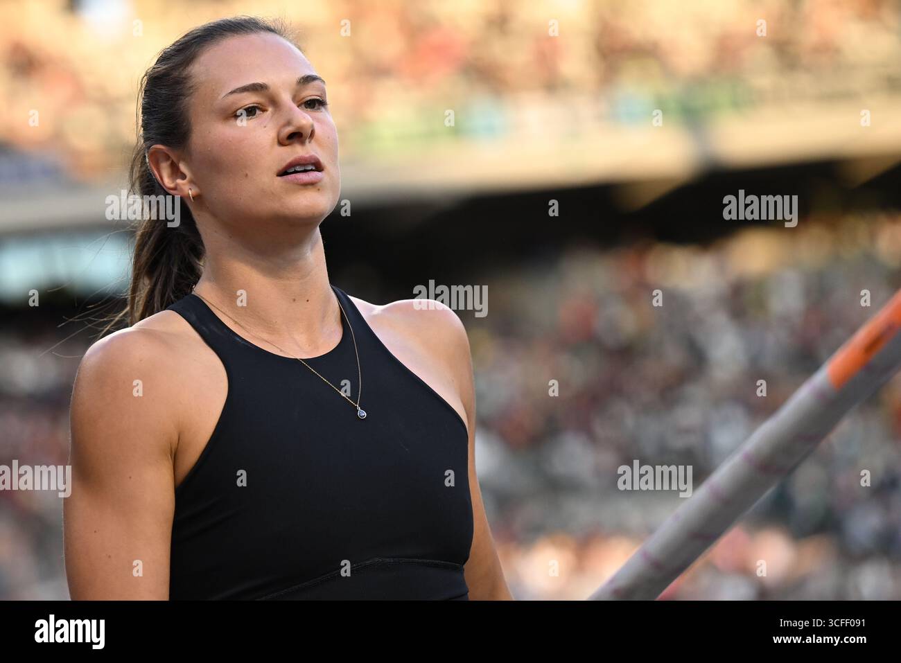 Belgian Elien Vekemans pictured during the women's pole vault event at the 49th edition of the ...