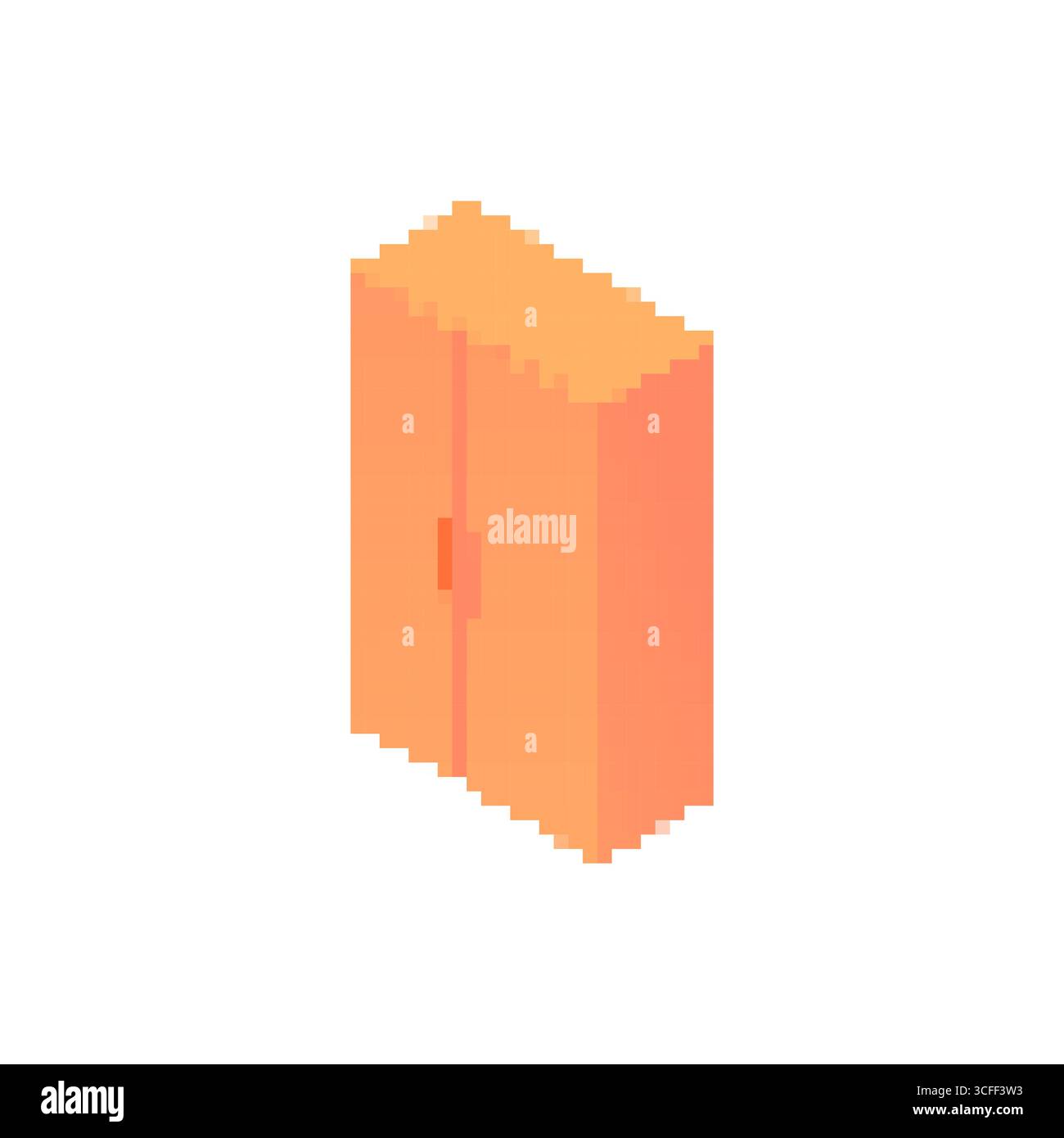 Mosaic pixel art cabinet design with simple pixelated structure and ...