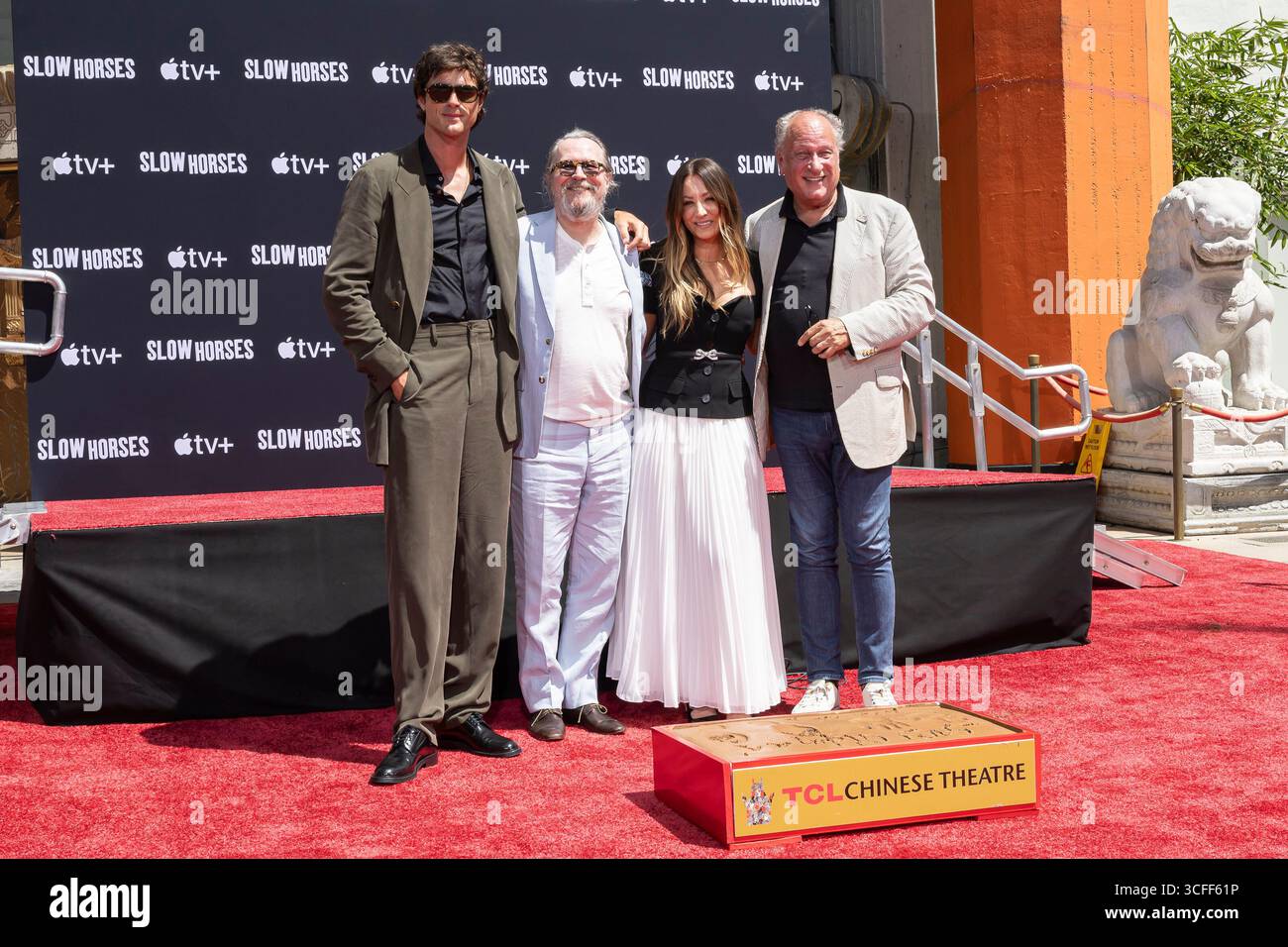 Jacob Elordi, Gary Oldman, Kaley Cuoco and Douglas Urbanski attend Gary ...