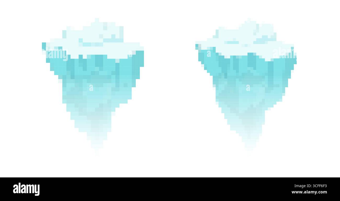 Blue bit glacier iceberg Stock Vector Images - Alamy
