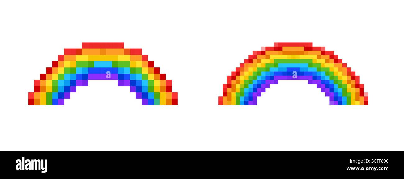 Vibrant retro pixel art in unique mosaic design Stock Vector Image ...