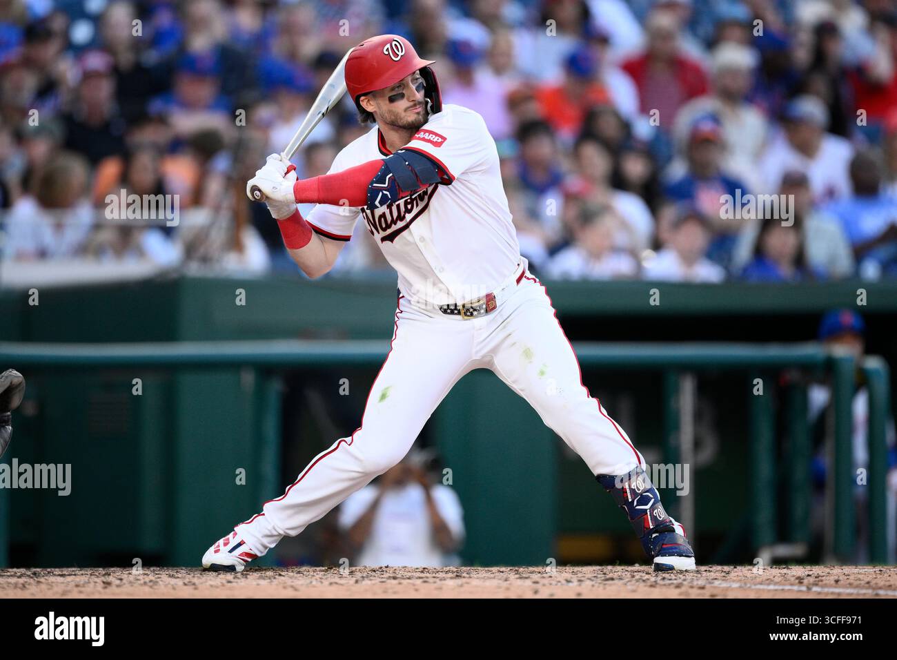 Washington Nationals' Dylan Crews in action during a baseball game ...