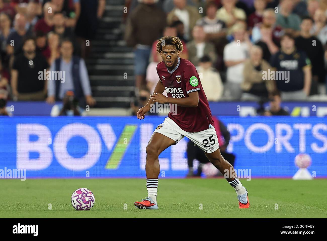 Jean-Clair Todibo of West Ham United during the West Ham United FC v ...