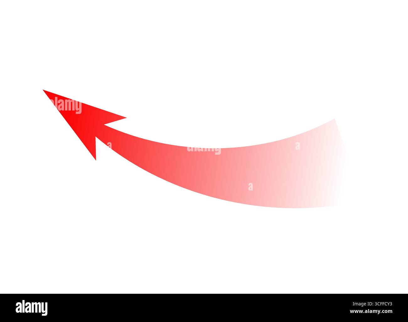 Bold curved arrow showing Stock Vector Images - Alamy