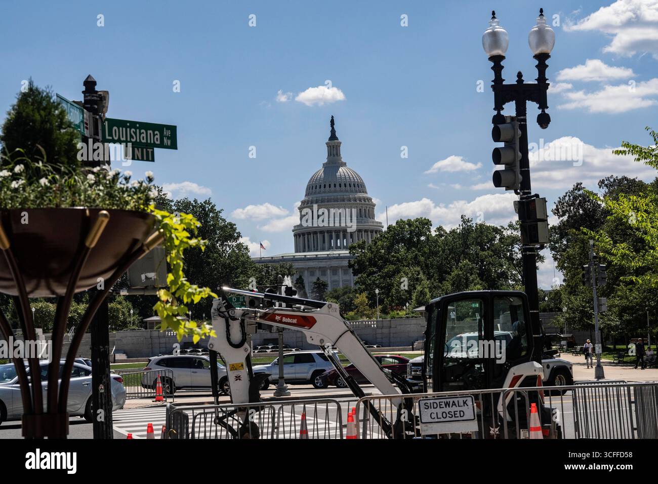 View around Washington DC and the US capital and union station & the ...