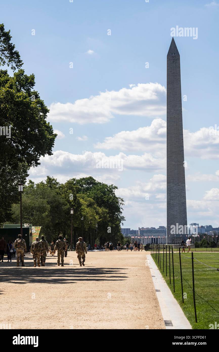 View around Washington DC and the US capital and union station & the ...