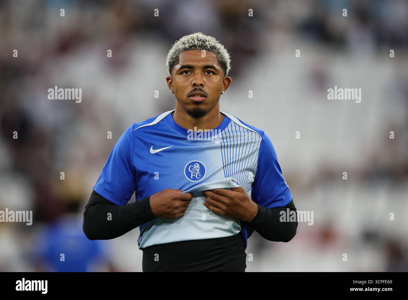 LONDON, UK - 22nd Aug 2025: Wesley Fofana of Chelsea during the pre ...