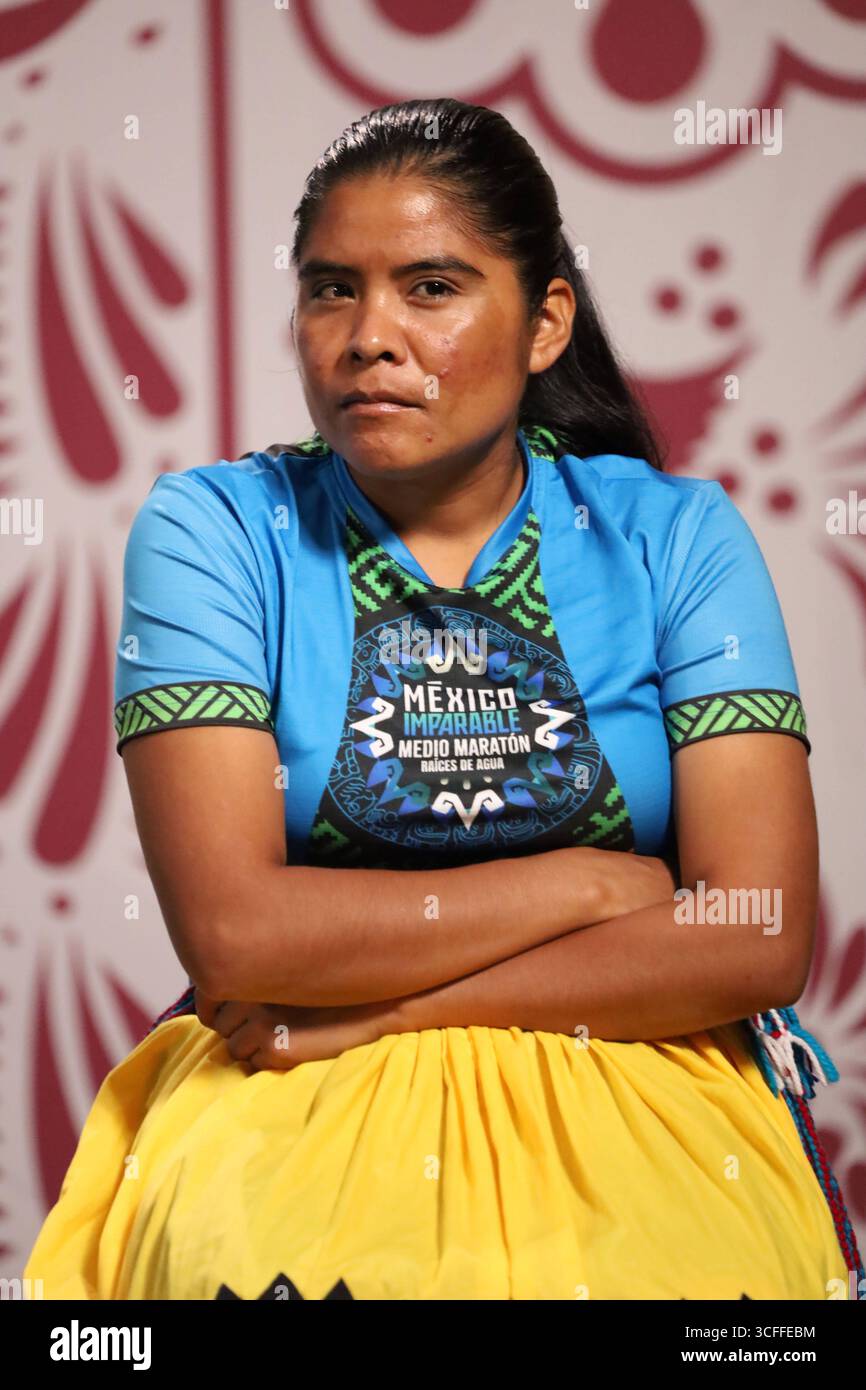Mexicos President Claudia Sheinbaum News Conference Raramuri athlete ...