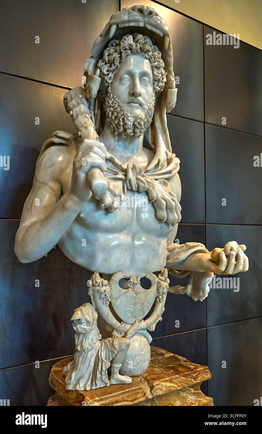 The Bust of Commodus as Hercules statue at the exposition of the ...