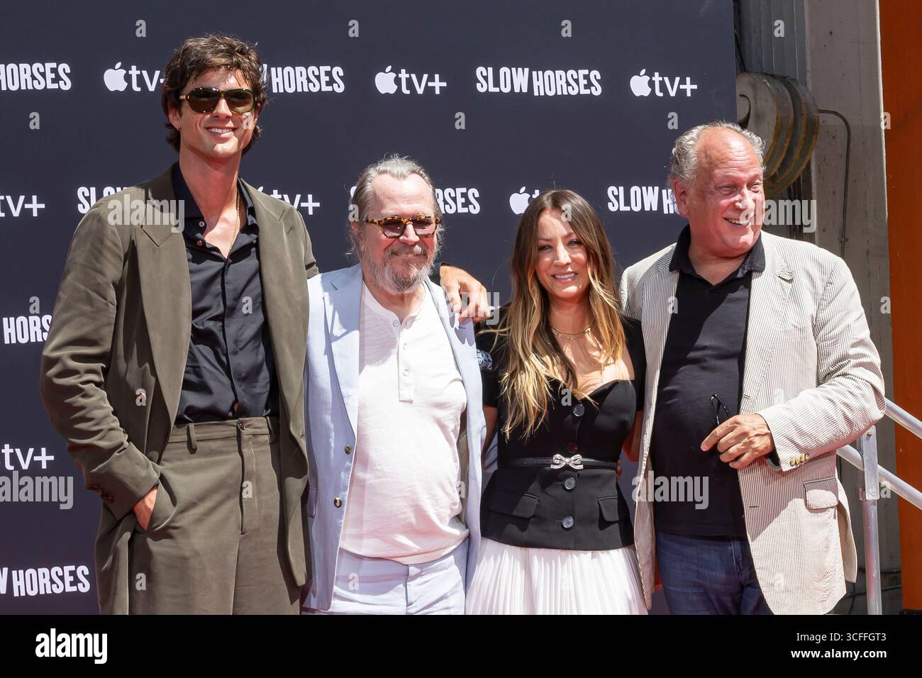 Jacob Elordi, Gary Oldman, Kaley Cuoco and Douglas Urbanski attend Gary ...