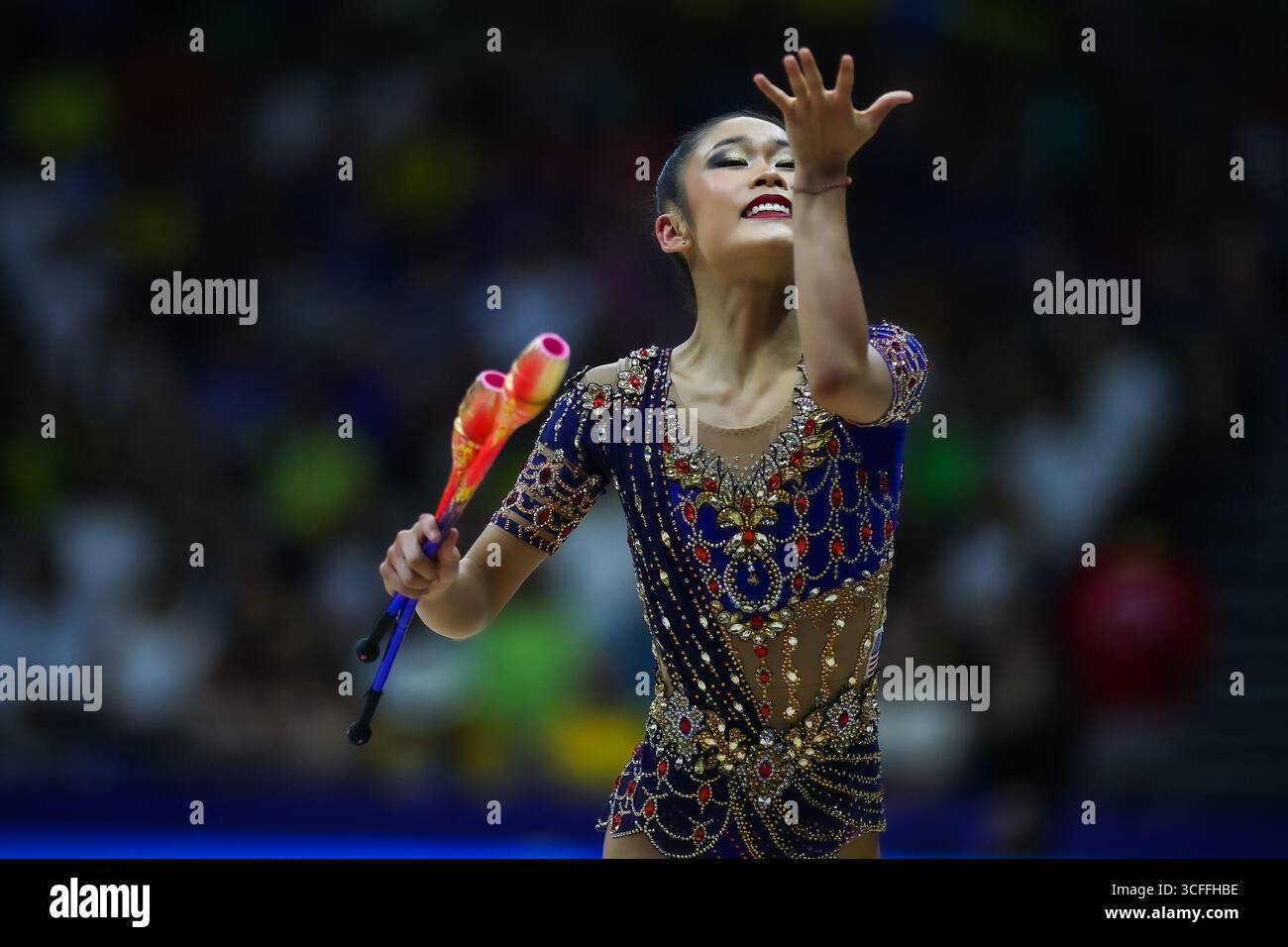 Megan Chu (USA) at All-Around finals; 41st FIG Rhythmic Gymnastics ...