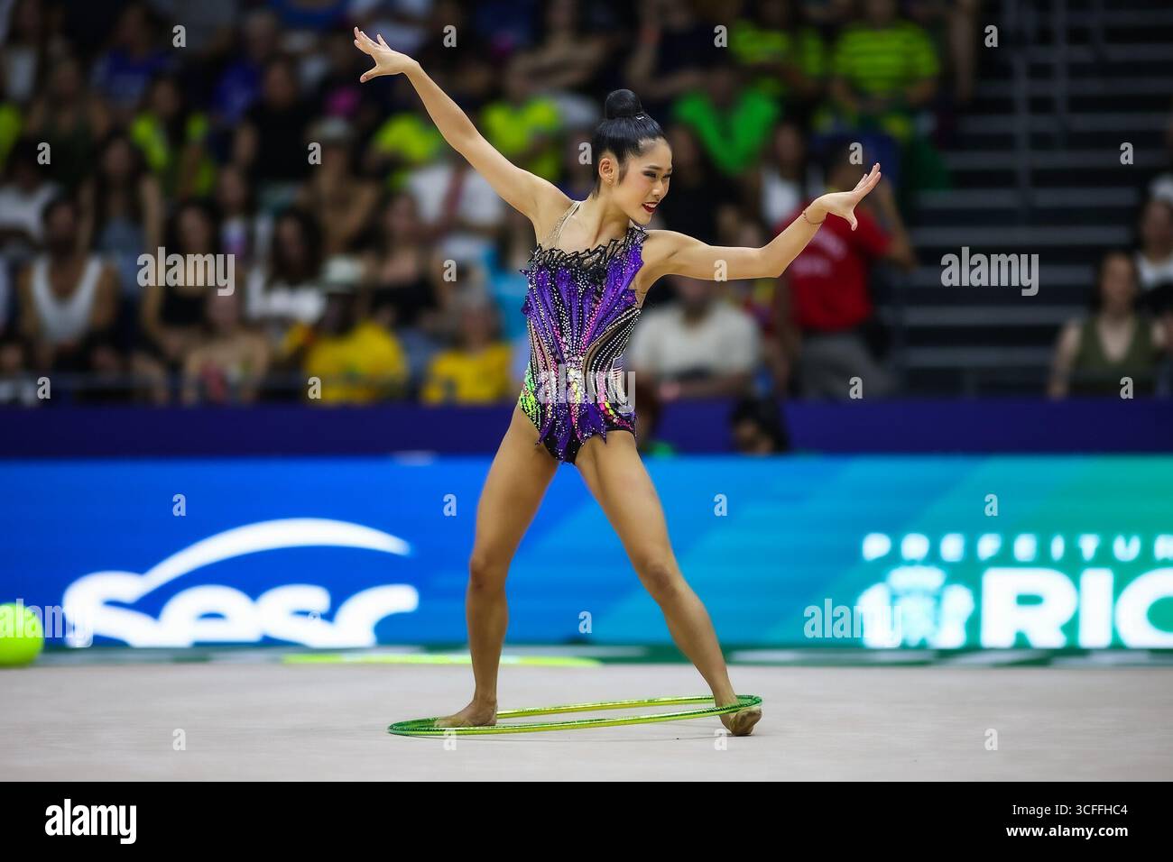 Megan Chu (USA) at All-Around finals; 41st FIG Rhythmic Gymnastics ...