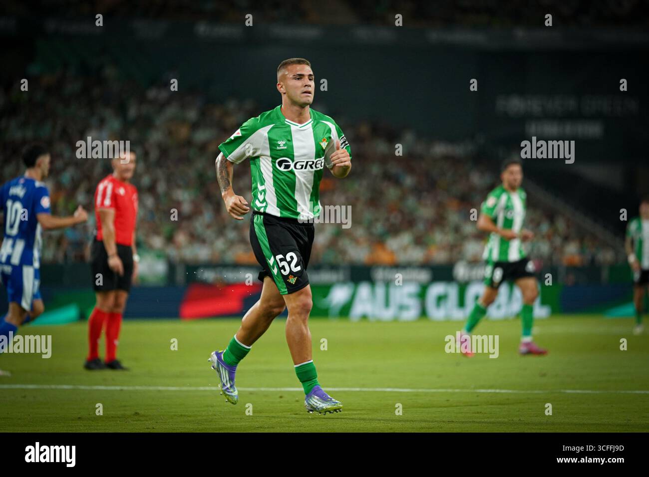 Seville, Spain. 22 August, 2025. Pablo Garcia (Real Betis) during ...