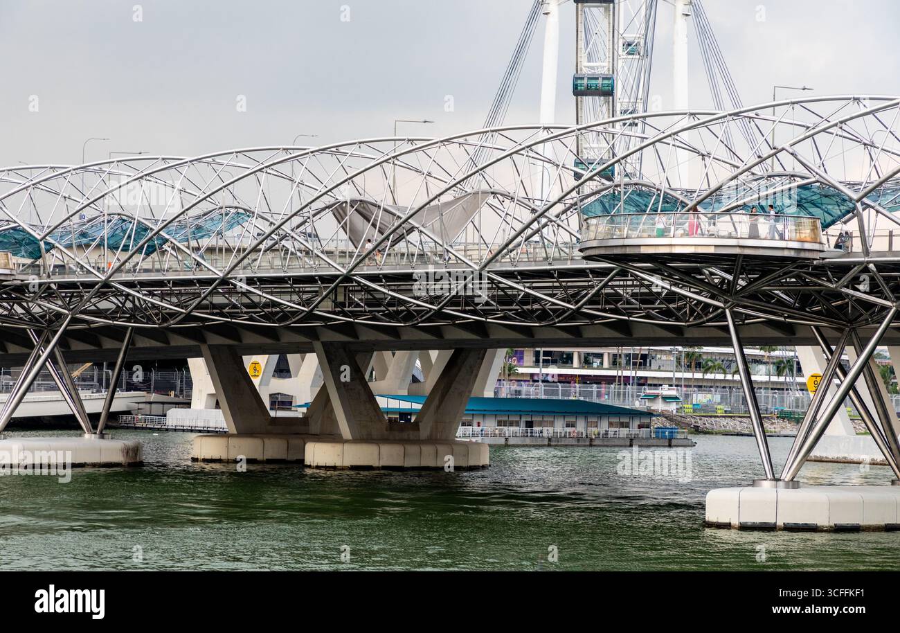 The Helix Bridge, officially The Helix, and previously known as the ...