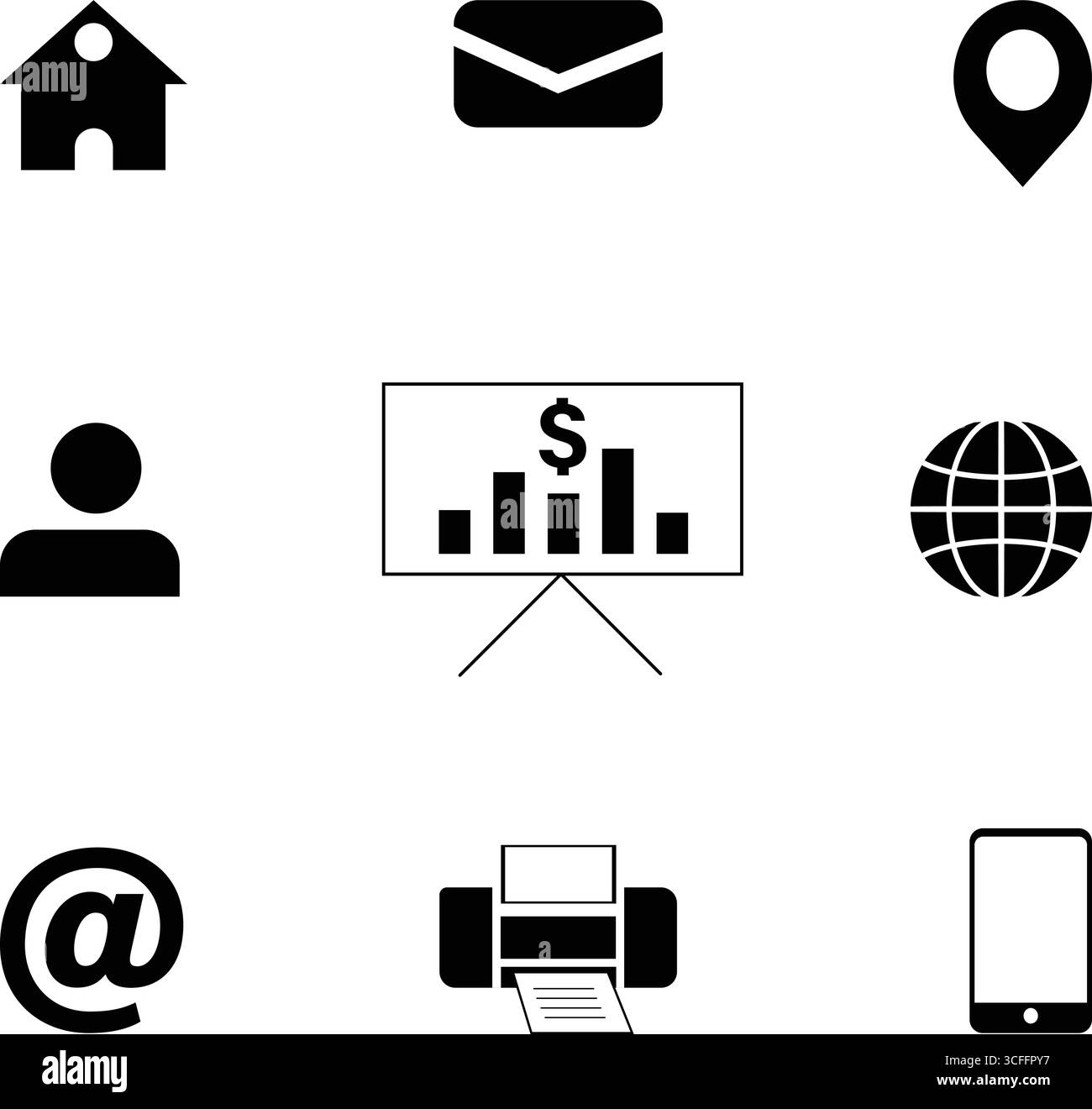 Map pin profile icons Stock Vector Images - Alamy