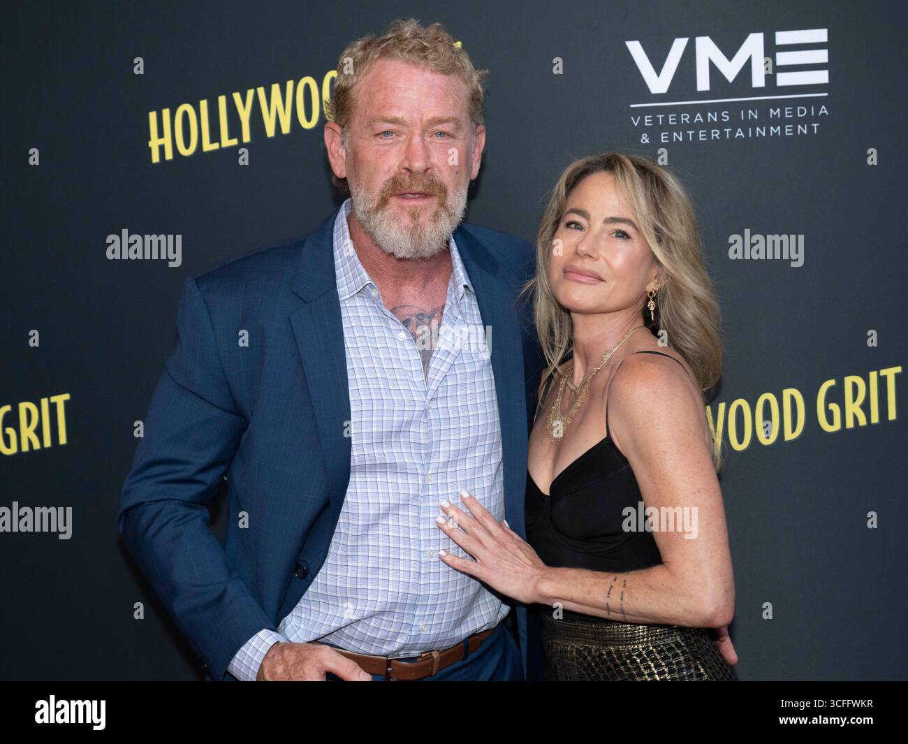 August 21, 2025, Los Angeles, California, USA: (L-R) Actor and producer MAX MARTINI and KIM ...