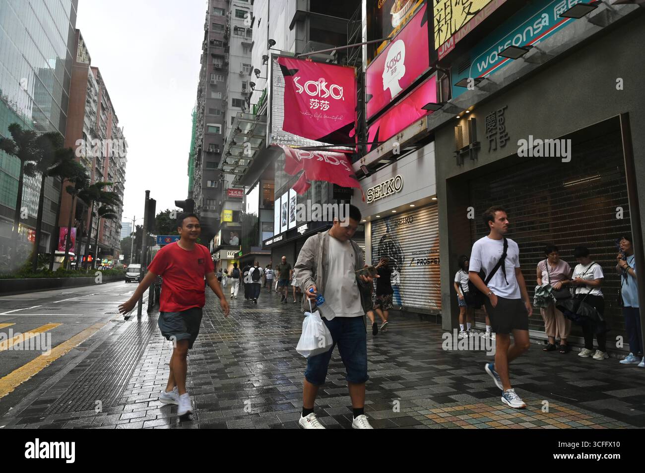 The No 10 Signal Of Hong Kong Stock Photo - Alamy