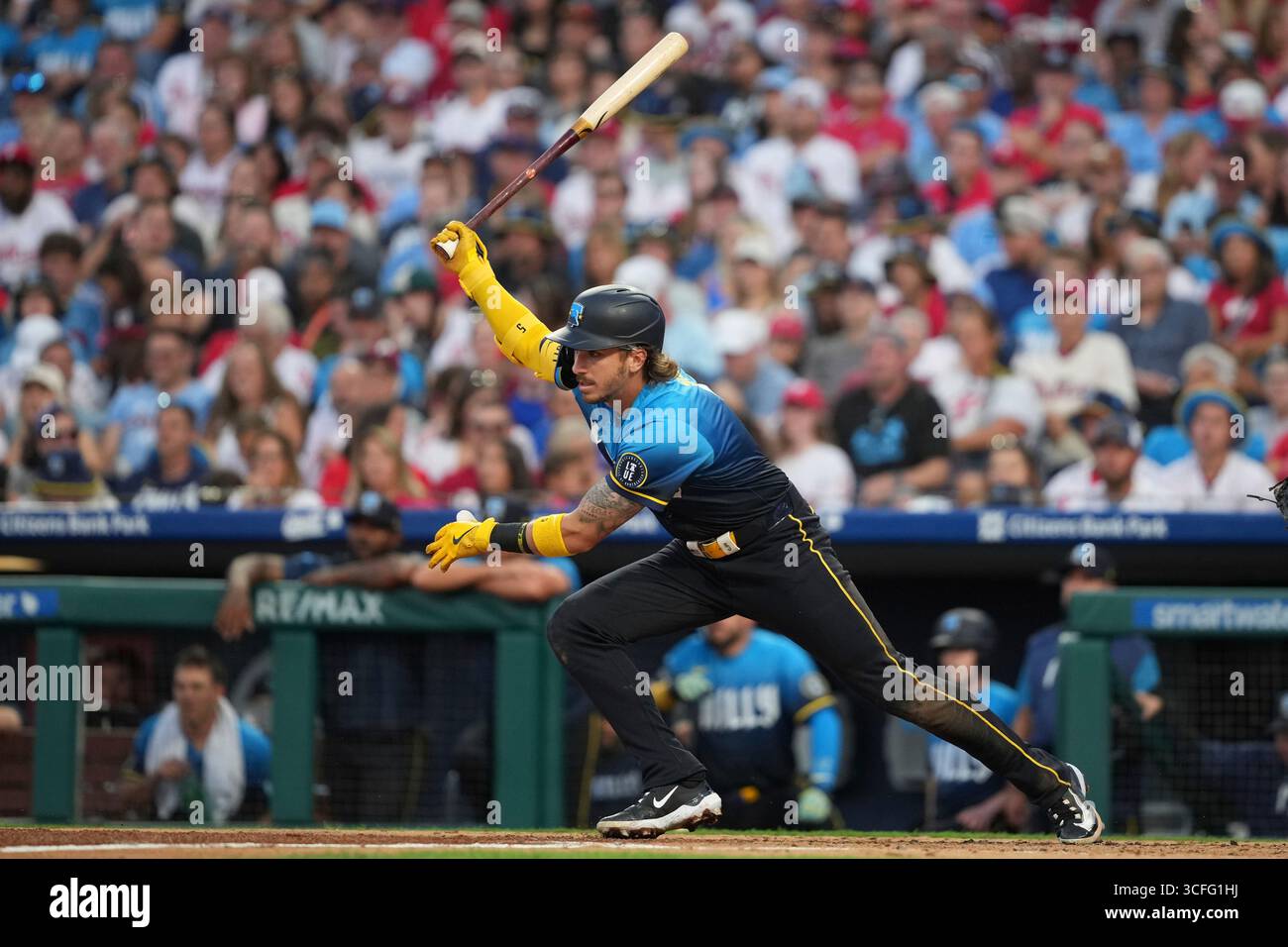 Philadelphia Phillies' Bryson Stott plays during a baseball game Friday ...