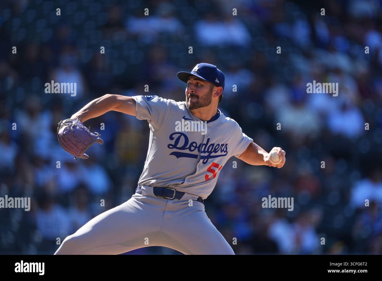 Los Angeles Dodgers relief pitcher Alex Vesia (51) in the ninth inning ...