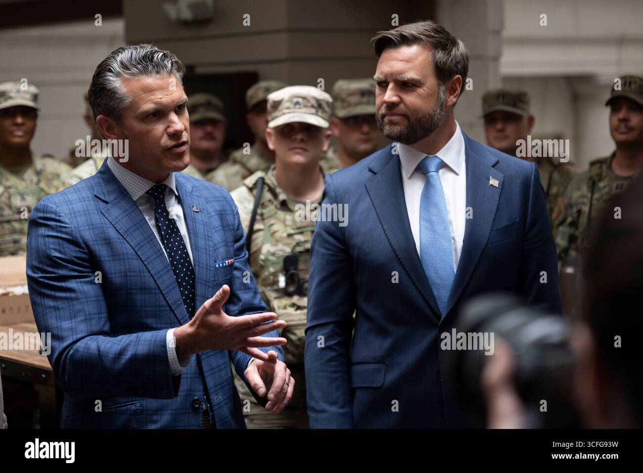 Vice President JD Vance, Secretary of Defense Pete Hegseth, and White ...