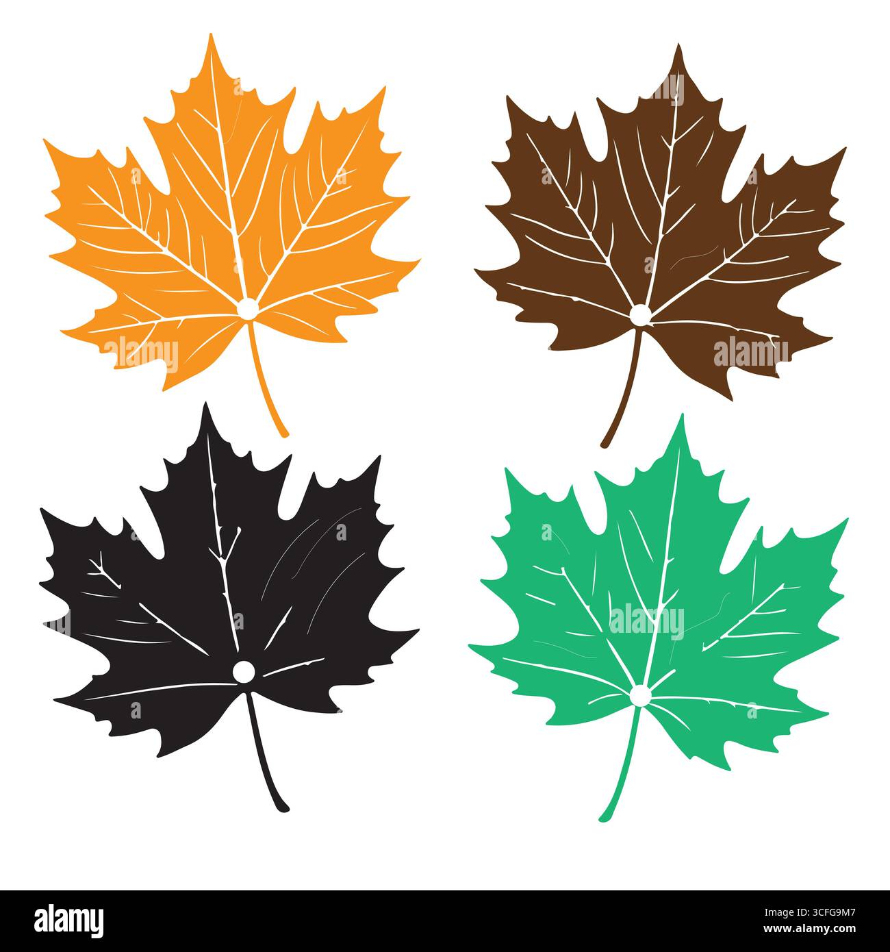 Fall border art Cut Out Stock Images & Pictures - Alamy