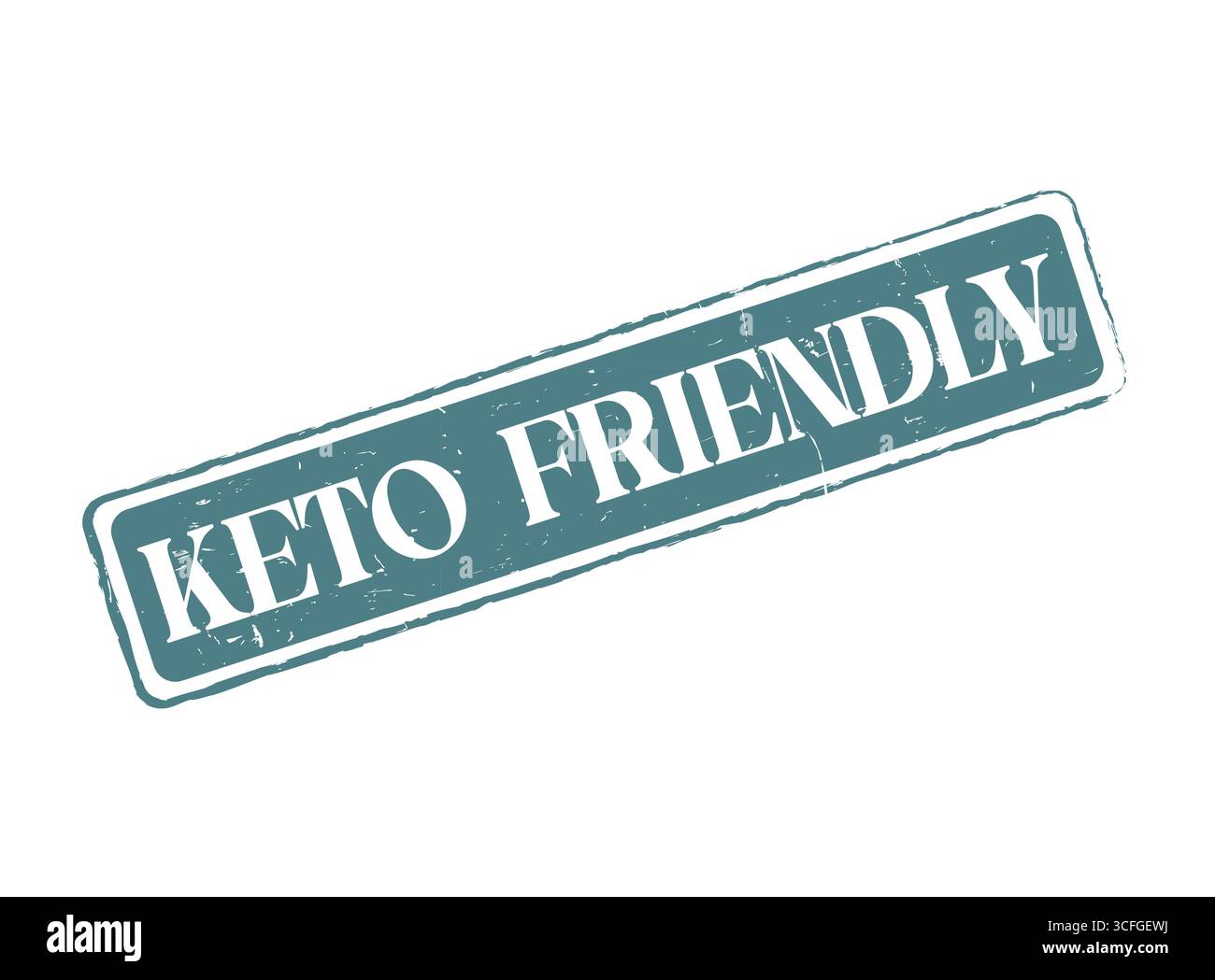 Keto friendly sign stamp hi-res stock photography and images - Alamy