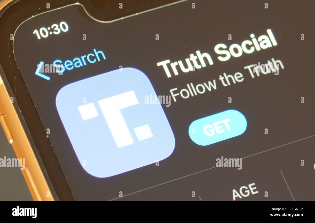 Truth application mobile hi-res stock photography and images - Alamy