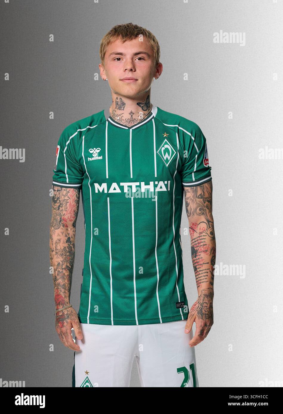 Isak Hansen-Aarøen / Hansen-Aaroen (SV Werder Bremen #21); 1.BL ...