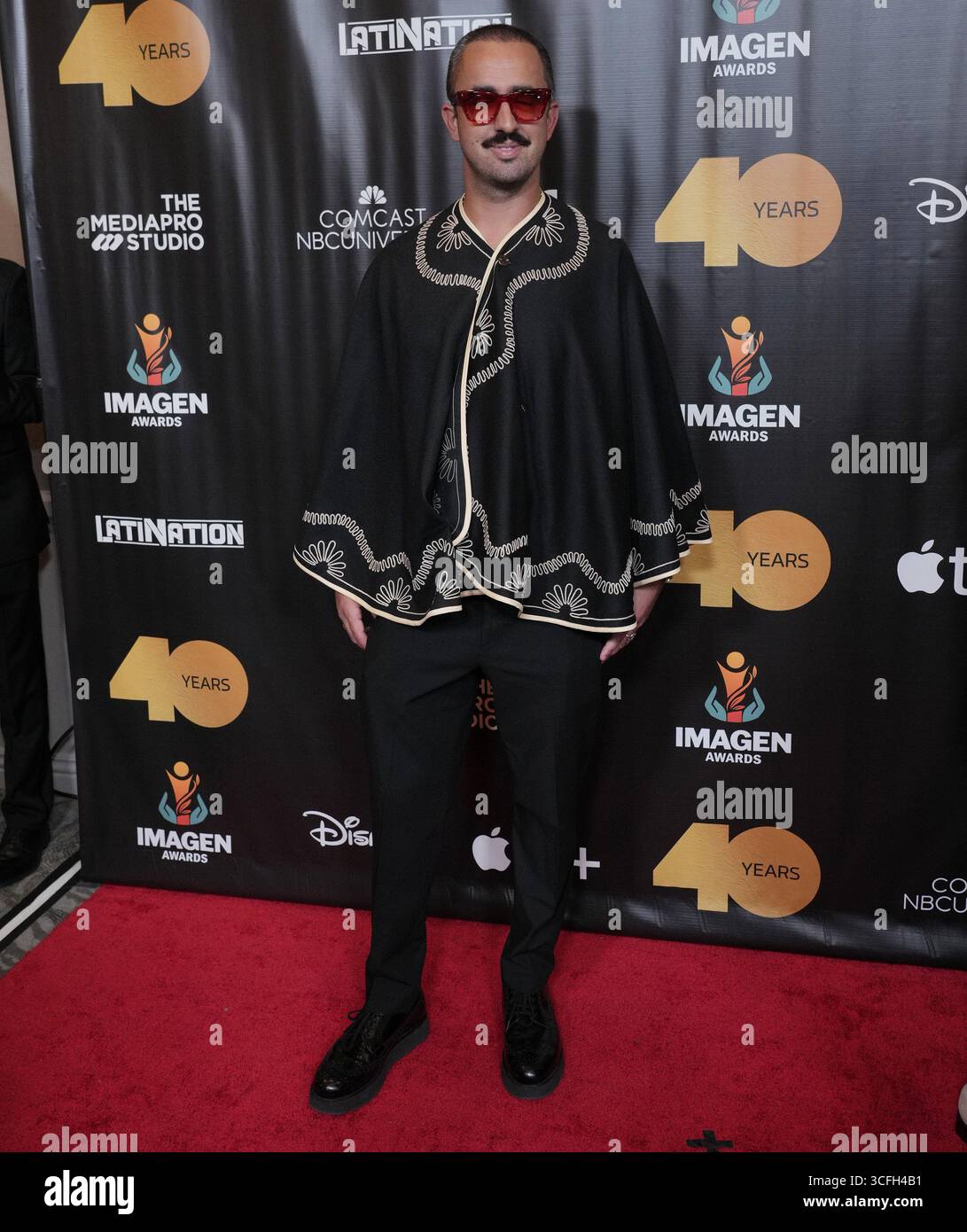Bruno Ulloa arrives at The 40th Annual Imagen Awards held at the ...