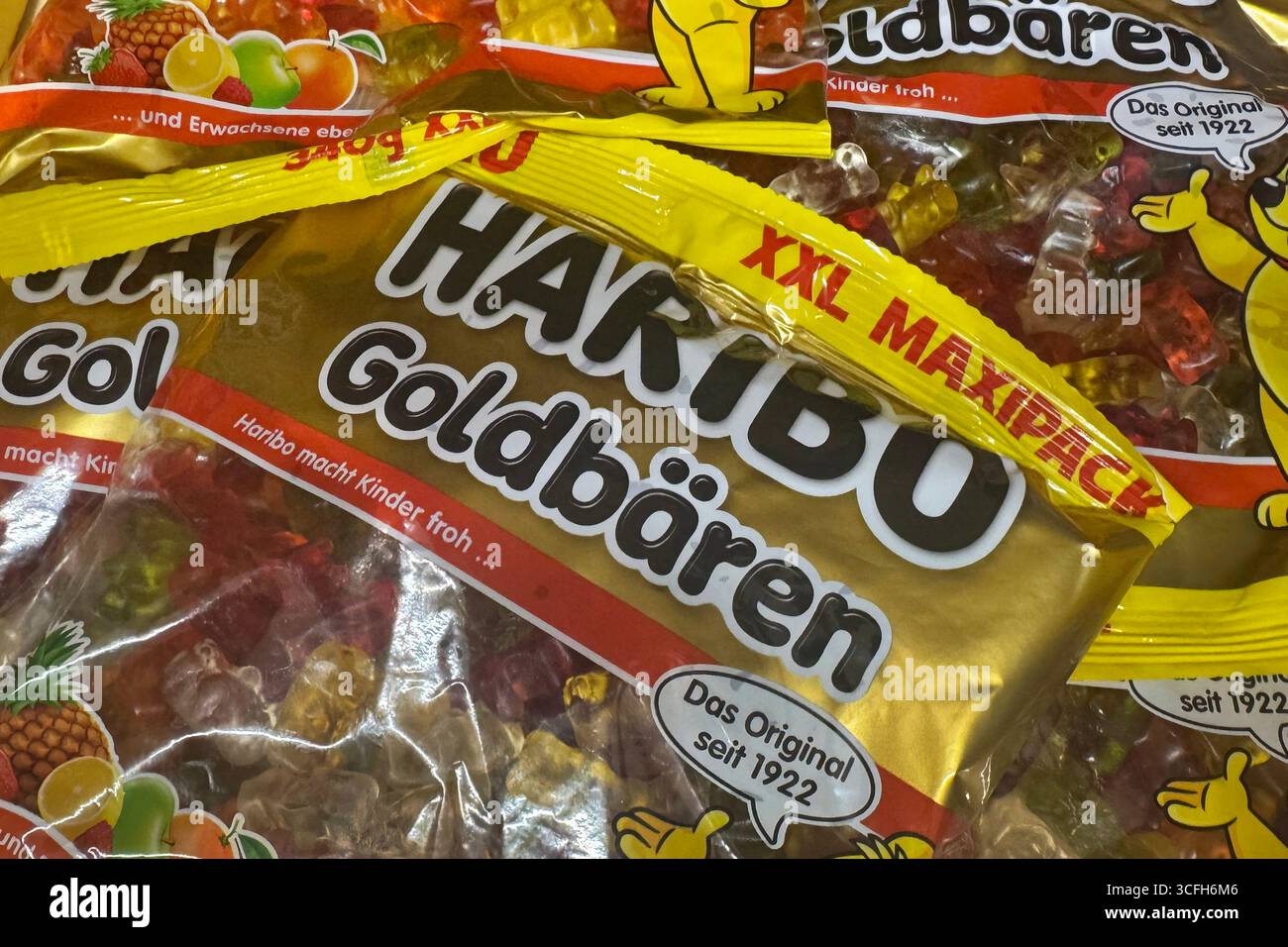 Munich, Deutschland. 21st Aug, 2025. Haribo Gold Bears. The original ...