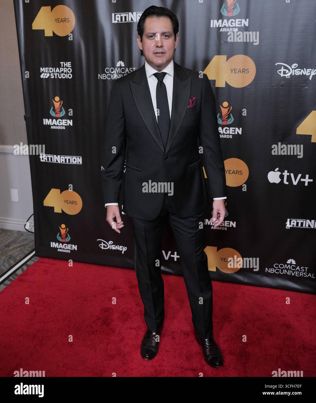 Sergio Selvera arrives at The 40th Annual Imagen Awards held at the ...