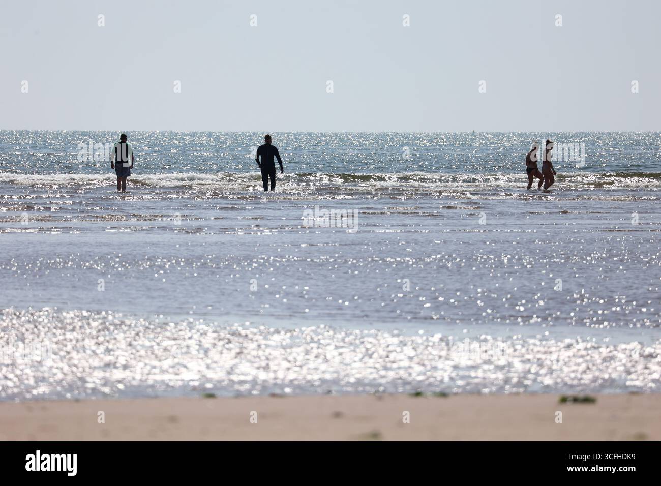 Dawlish Warren, Devon, UK. 23 August, 2025. UK Weather: Sunny at ...