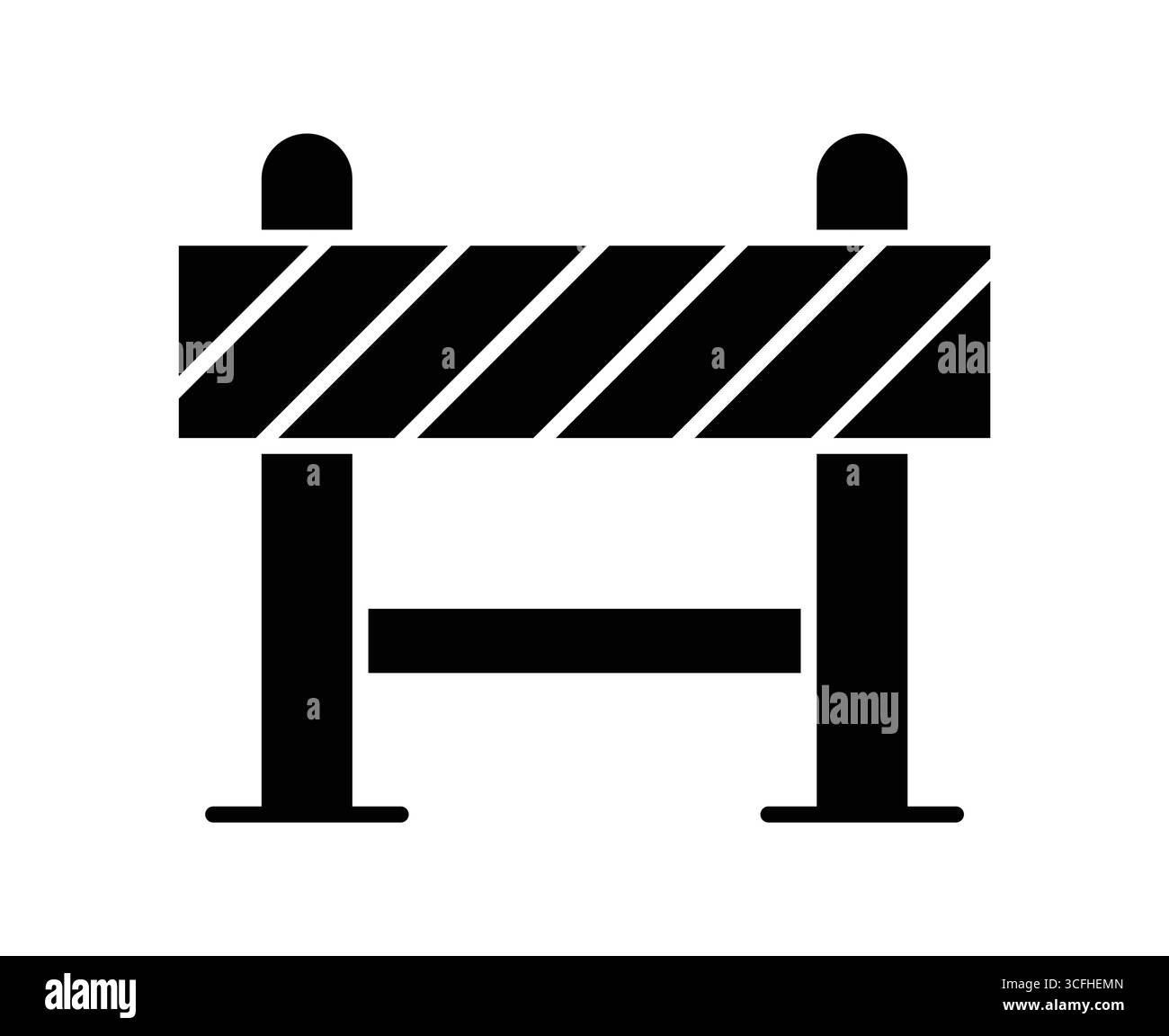 Pedestrian safety barrier Black and White Stock Photos & Images - Alamy