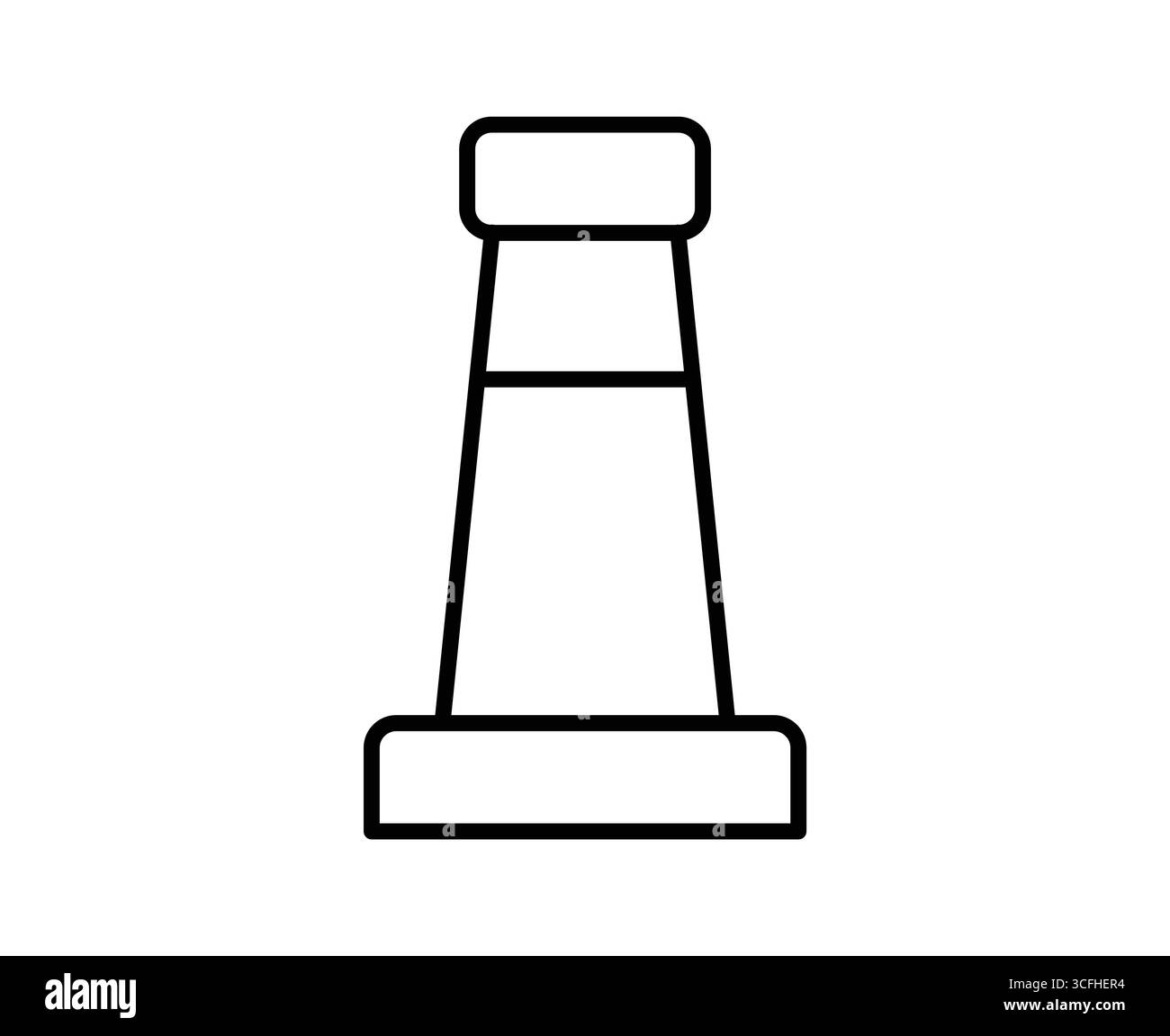 Chimney stack in white Cut Out Stock Images & Pictures - Alamy