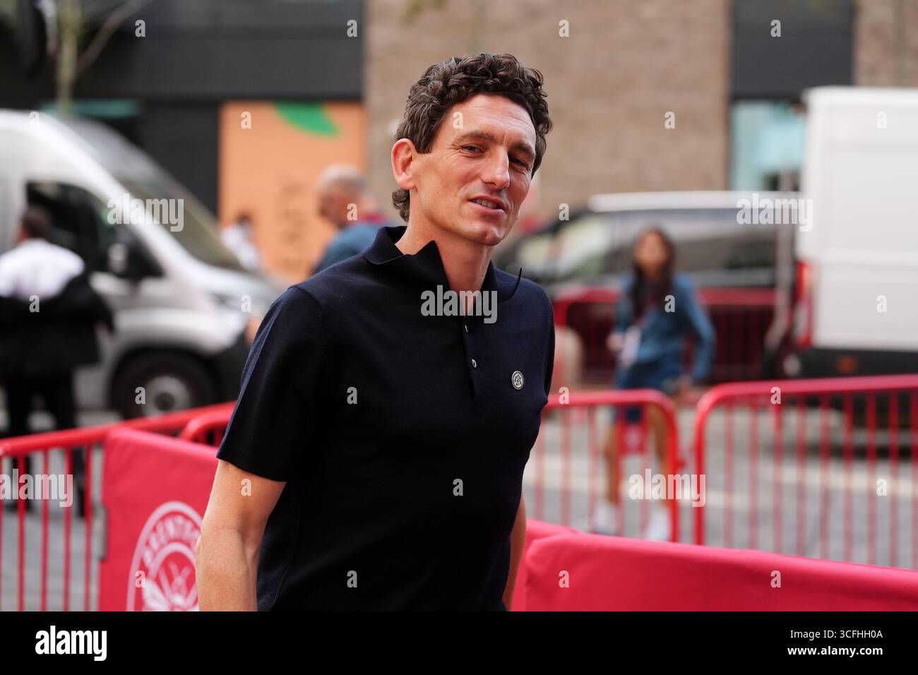 Brentford manager Keith Andrews arrives ahead of the Premier League ...